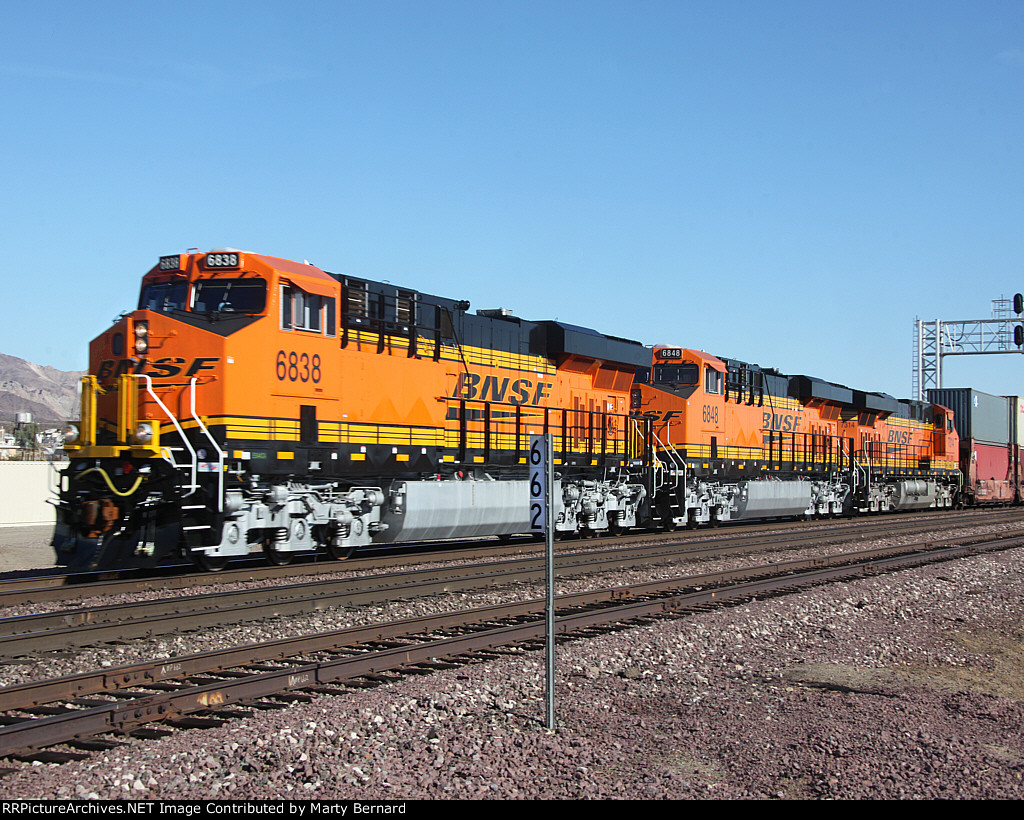 BNSF 6838, 6848, and 6686